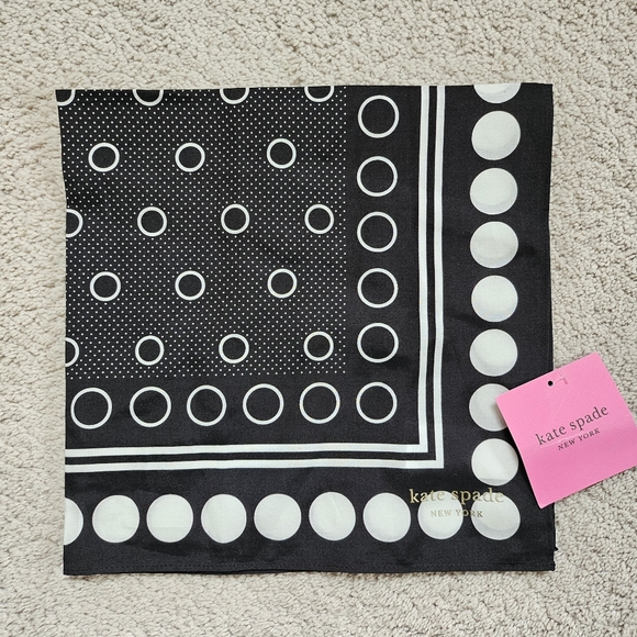kate spade | Accessories | Kate Spade New York Polka Dot Bandana | Poshmark